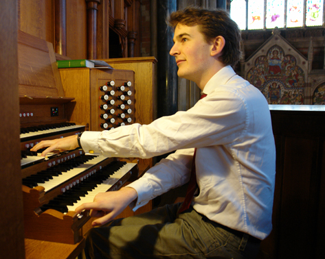 Leonard Sanderman organ scholar Chichester Cathedral - Orgelnieuws.nl
